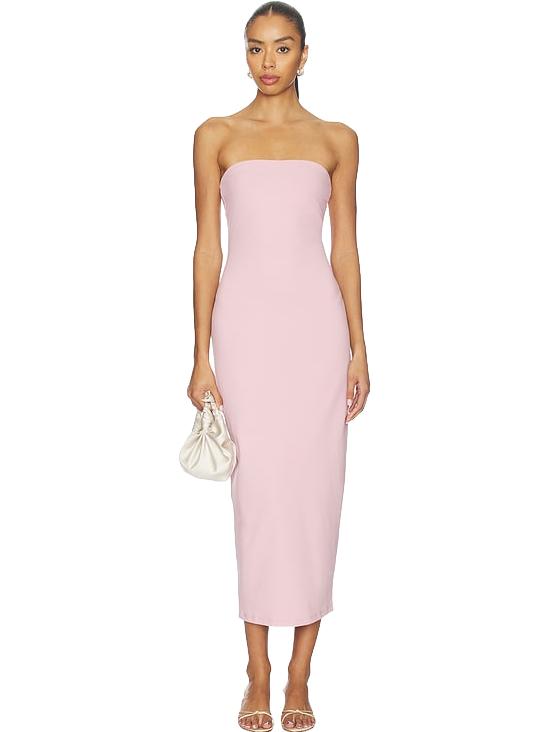 SUSANA MONACO Susana Monaco Strapless Midi Dress